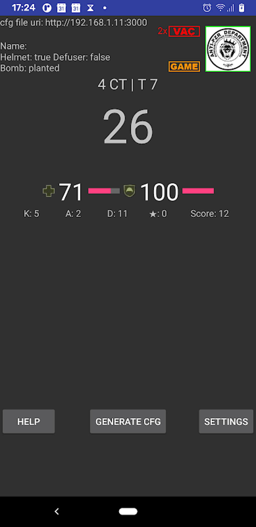 Android 용 Game State Bomb Timer CS:GO APK - 다운로드