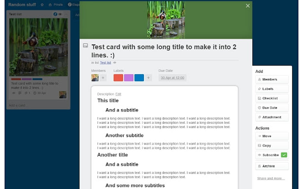 Styling Trello Google Chrome için - Eklenti İndir Styling Trello Google Chrome için - Eklenti İndir
