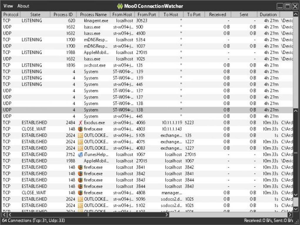 Moo0 ConnectionWatcher - Descargar