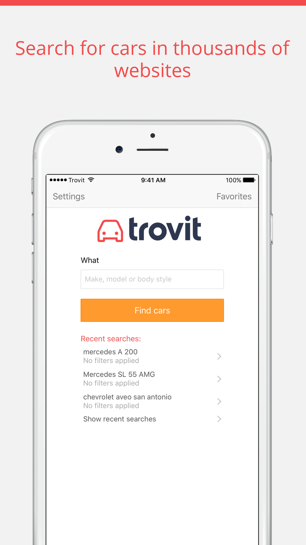 Trovit Cars para iPhone - Descargar