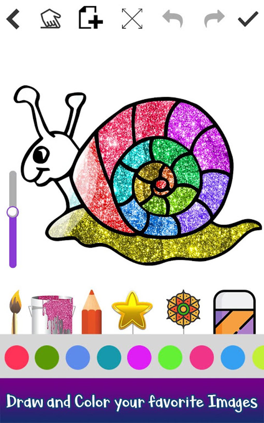 Android 용 Learn to Draw , Glitter & Color: Draw Step by Step - 다운로드
