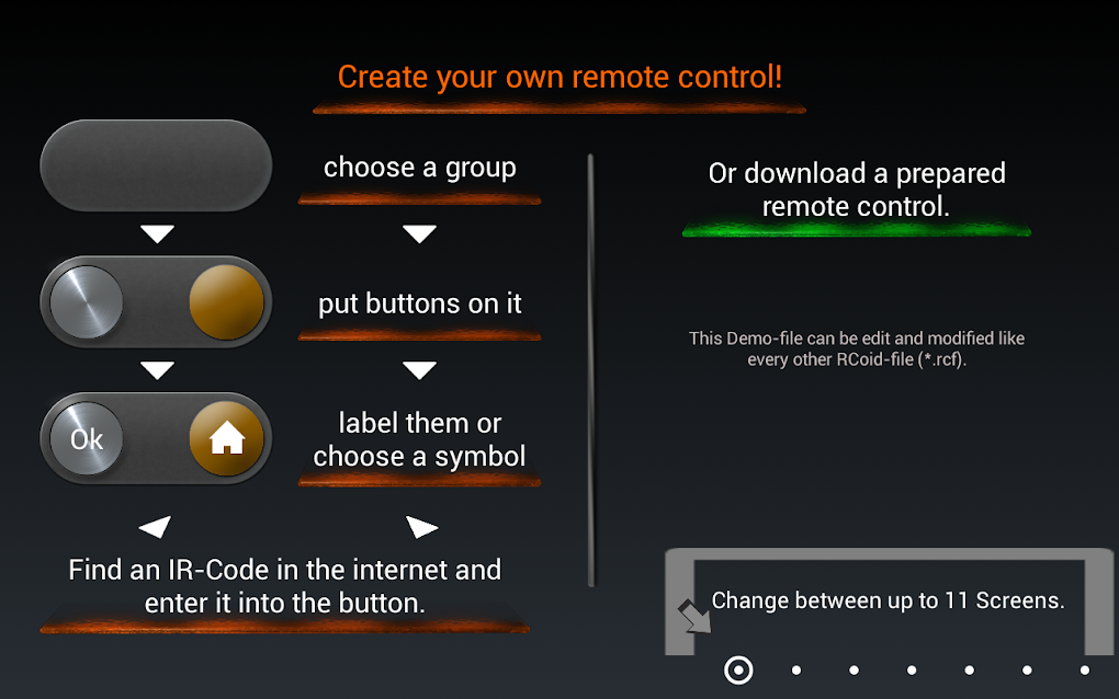 RCoid free - IR Remote Control para Android - Descargar