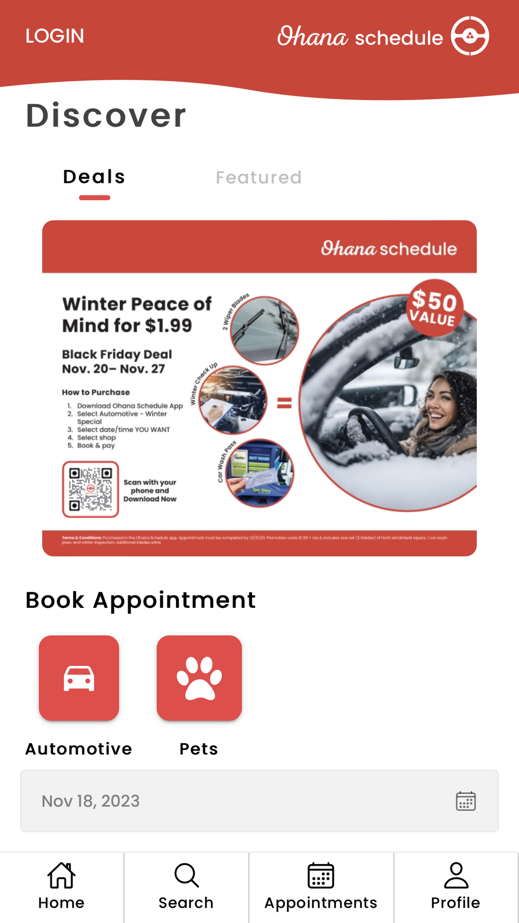 Ohana Schedule para iPhone - Descargar