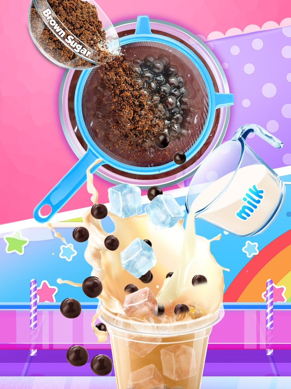 Android 용 DIY Bubble Tea - Tapioca Ice Tea - 다운로드 Android 용 DIY Bubble Tea - Tapioca Ice Tea - 다운로드