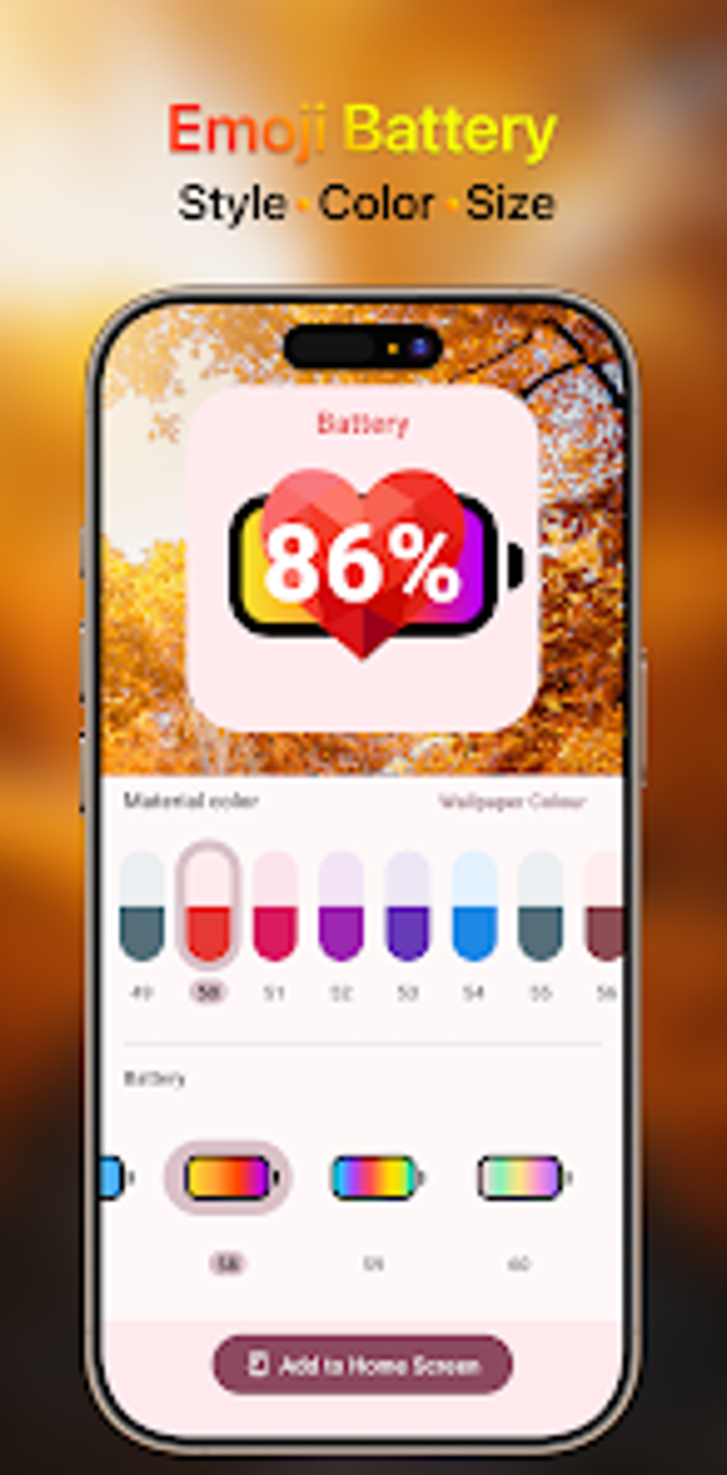 Android 용 Emoji Battery Widget - 다운로드