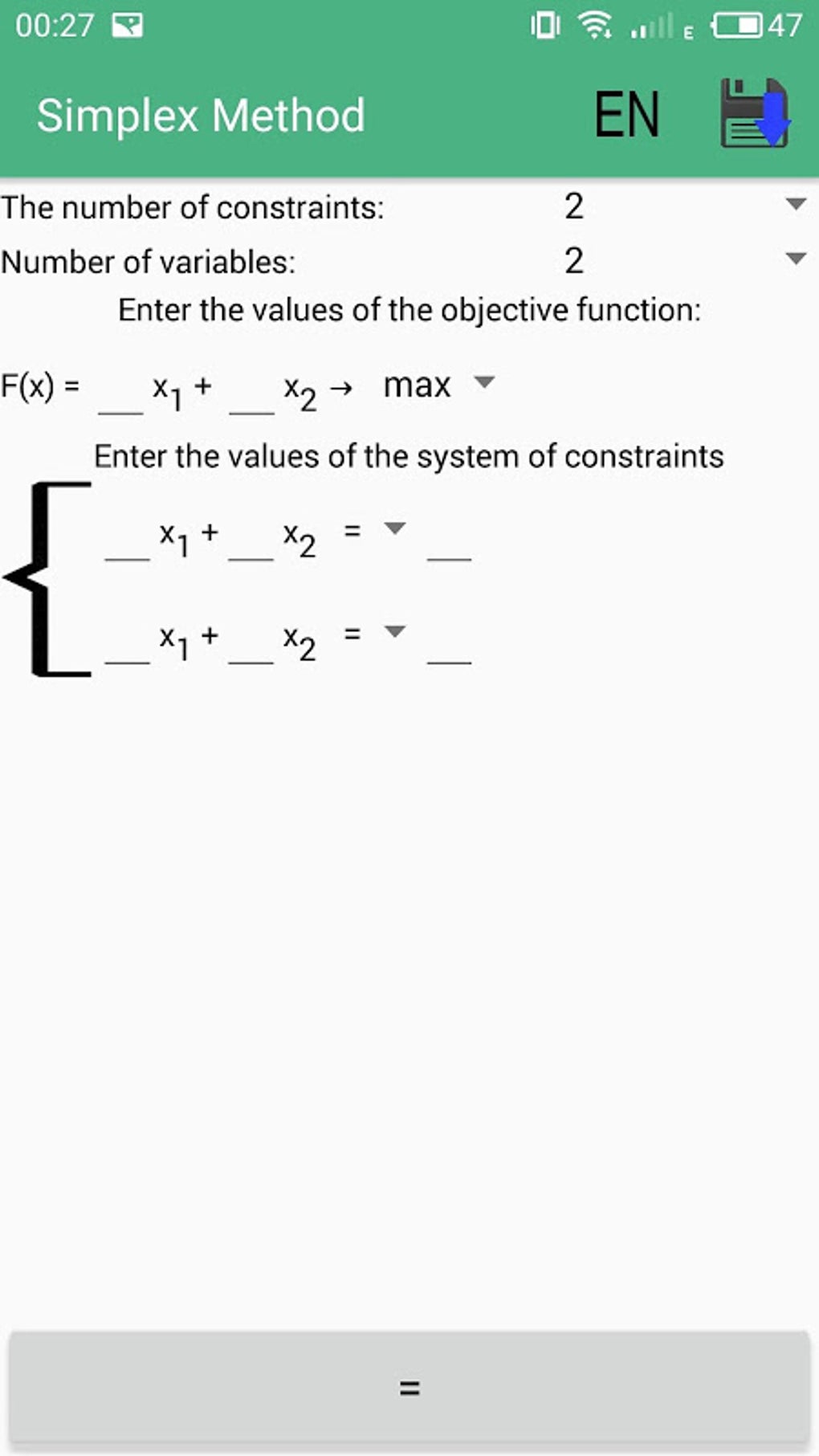 Simplex Method APK for Android - Download Simplex Method APK for Android - Download