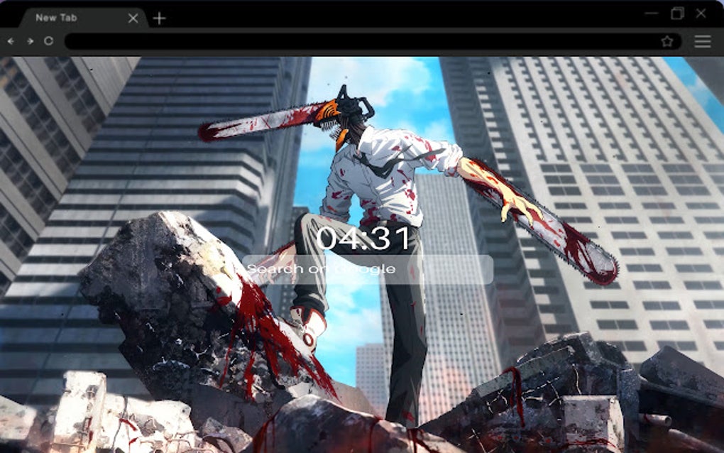 Chainsaw Man Into a Rage Live Wallpaper cho Google Chrome - Tiện ích mở ...
