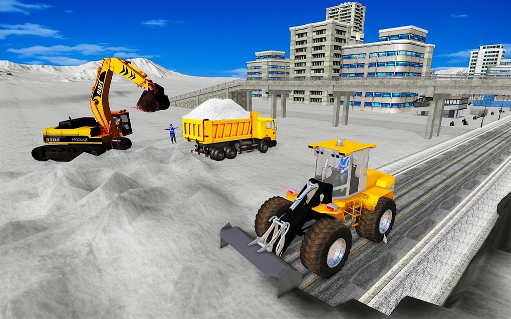 Snow Excavator Crane Simulator for Android - Download