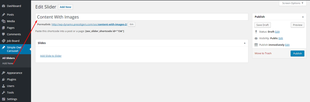 Simple Owl Carousel for WordPress - Download