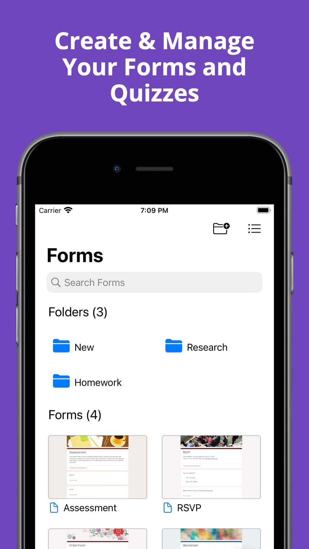 Forms for Google Forms para iPhone - Descargar