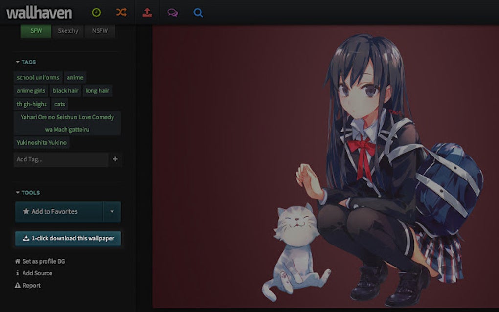 Wallhaven Direct Downloader para Google Chrome - Extensión Descargar