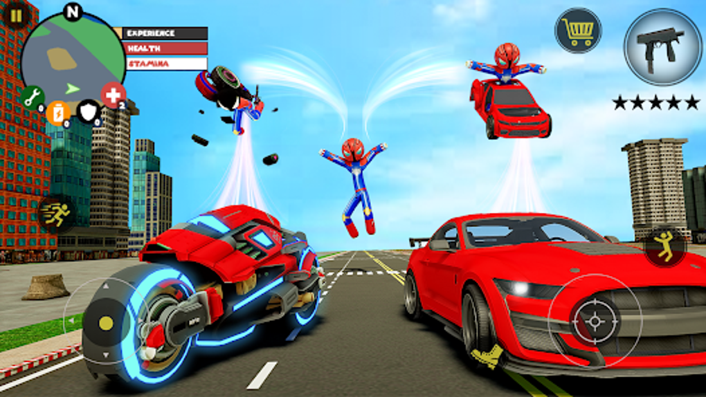Stickman Spider Hero Robot - V for Android - Download