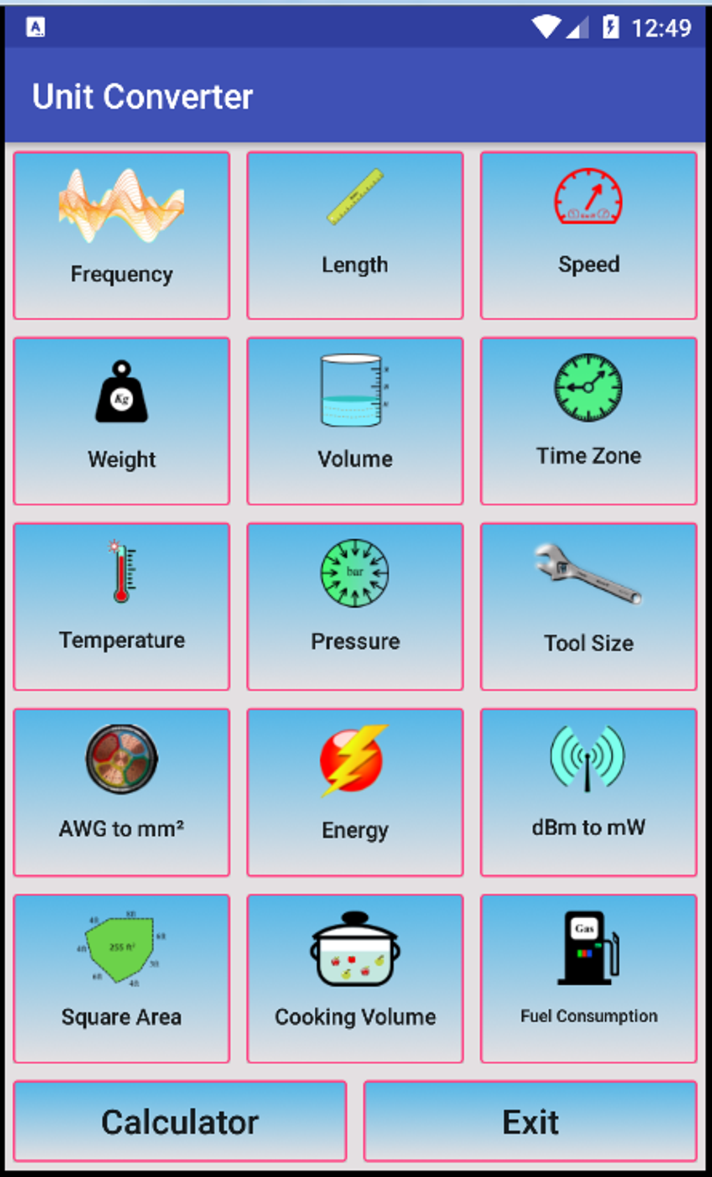 Unit Converter APK สำหรับ Android - ดาวน์โหลด