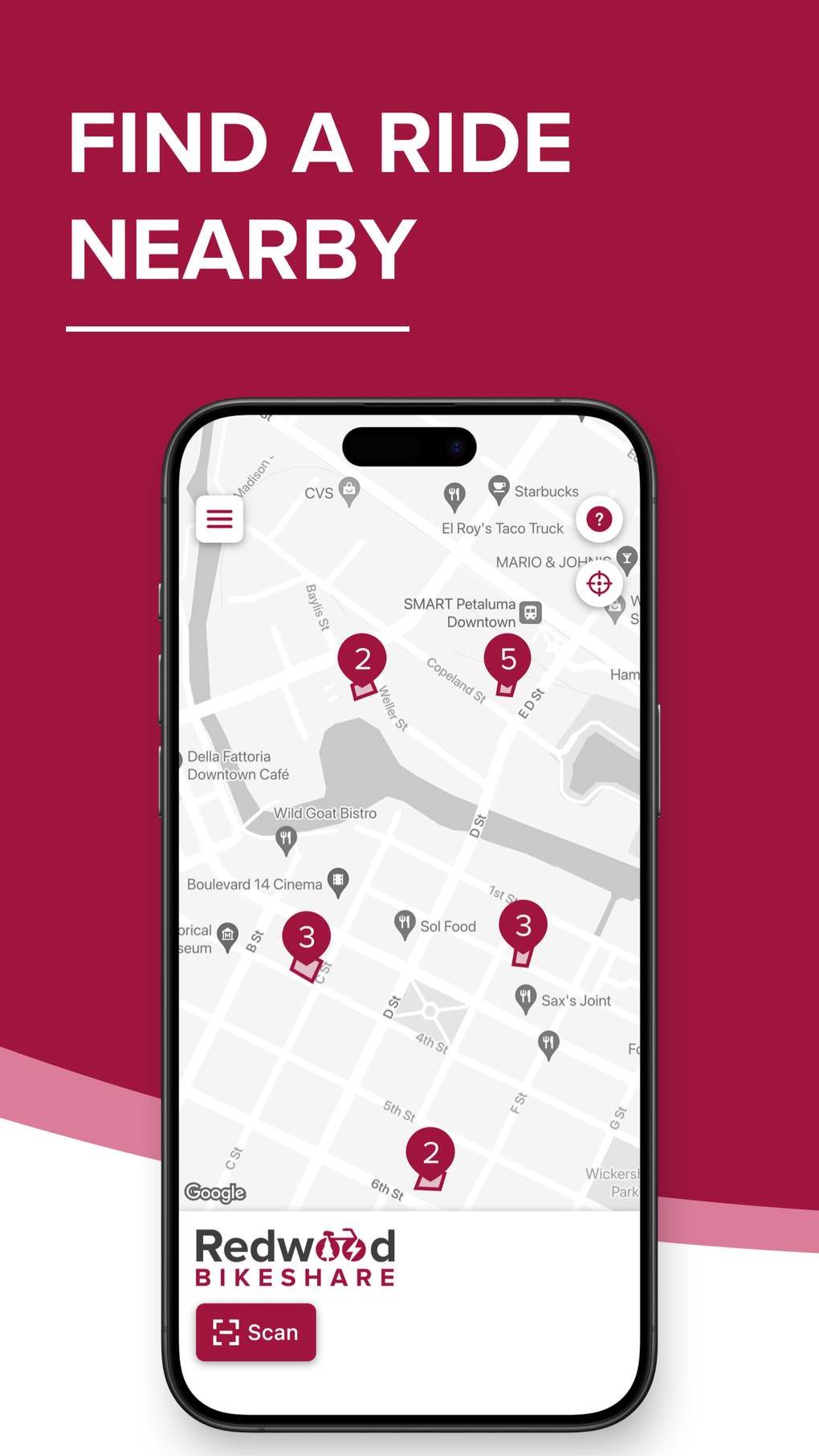 Redwood Bikeshare para iPhone - Descargar