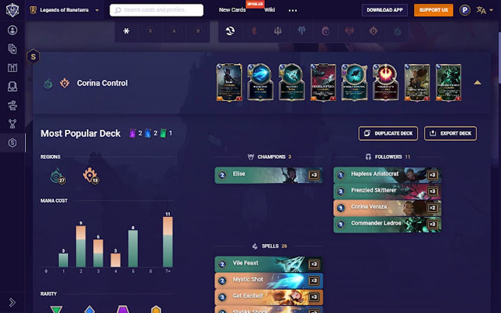 Runeterra Deck Cost Calculator for Google Chrome - Extension Download