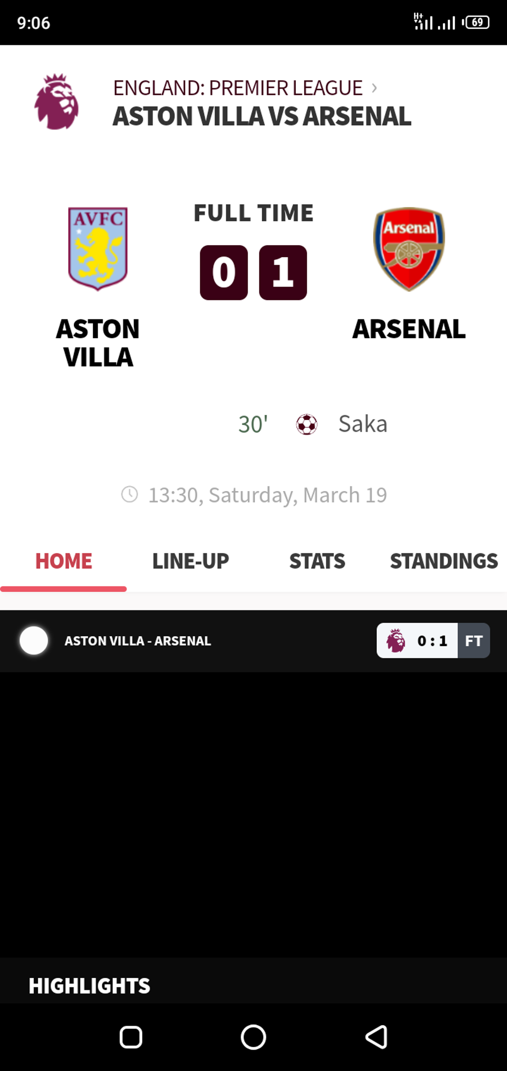 Live Score for Android - Download