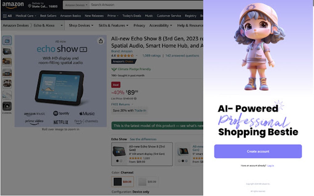 Shop Bestie - Personal Shopping Assistant Google Chrome 용 - 확장 프로그램 다운로드