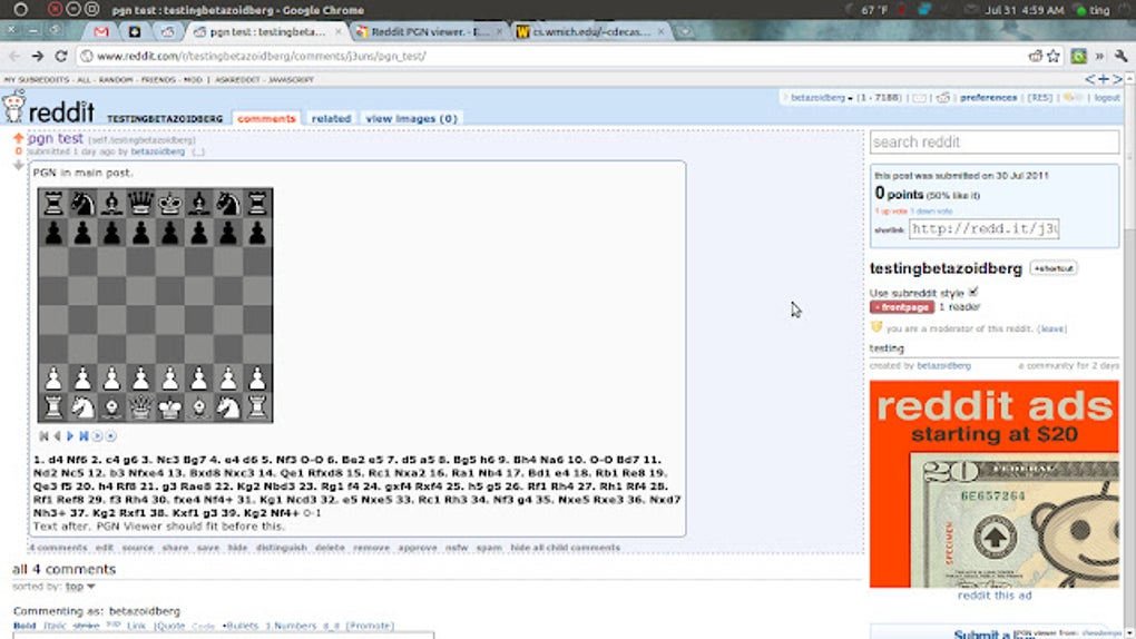Reddit PGN viewer. for Google Chrome - 拡張機能 無料・ダウンロード