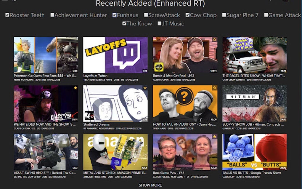 Enhanced RT Google Chrome 용 - 확장 프로그램 다운로드
