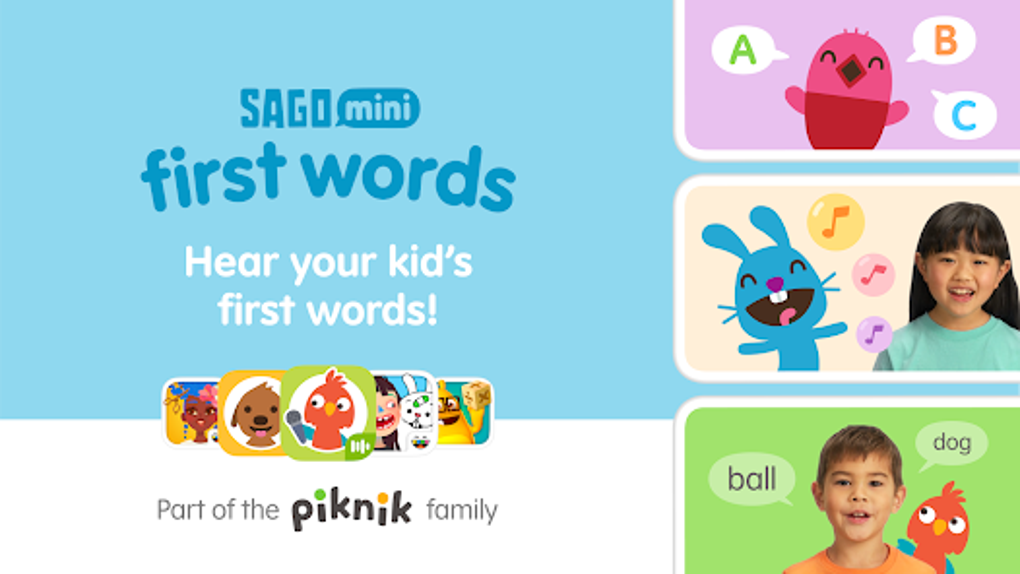 Android 용 Sago Mini First Words: Kids 1 - 다운로드
