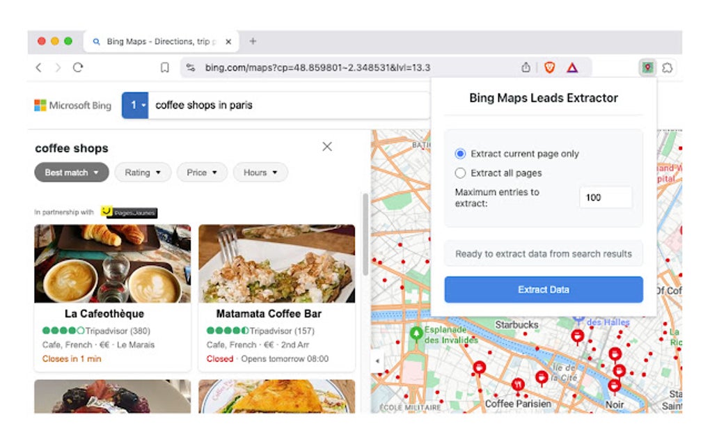 Maps Scraper & Leads Extractor for Google Chrome - Extension Download