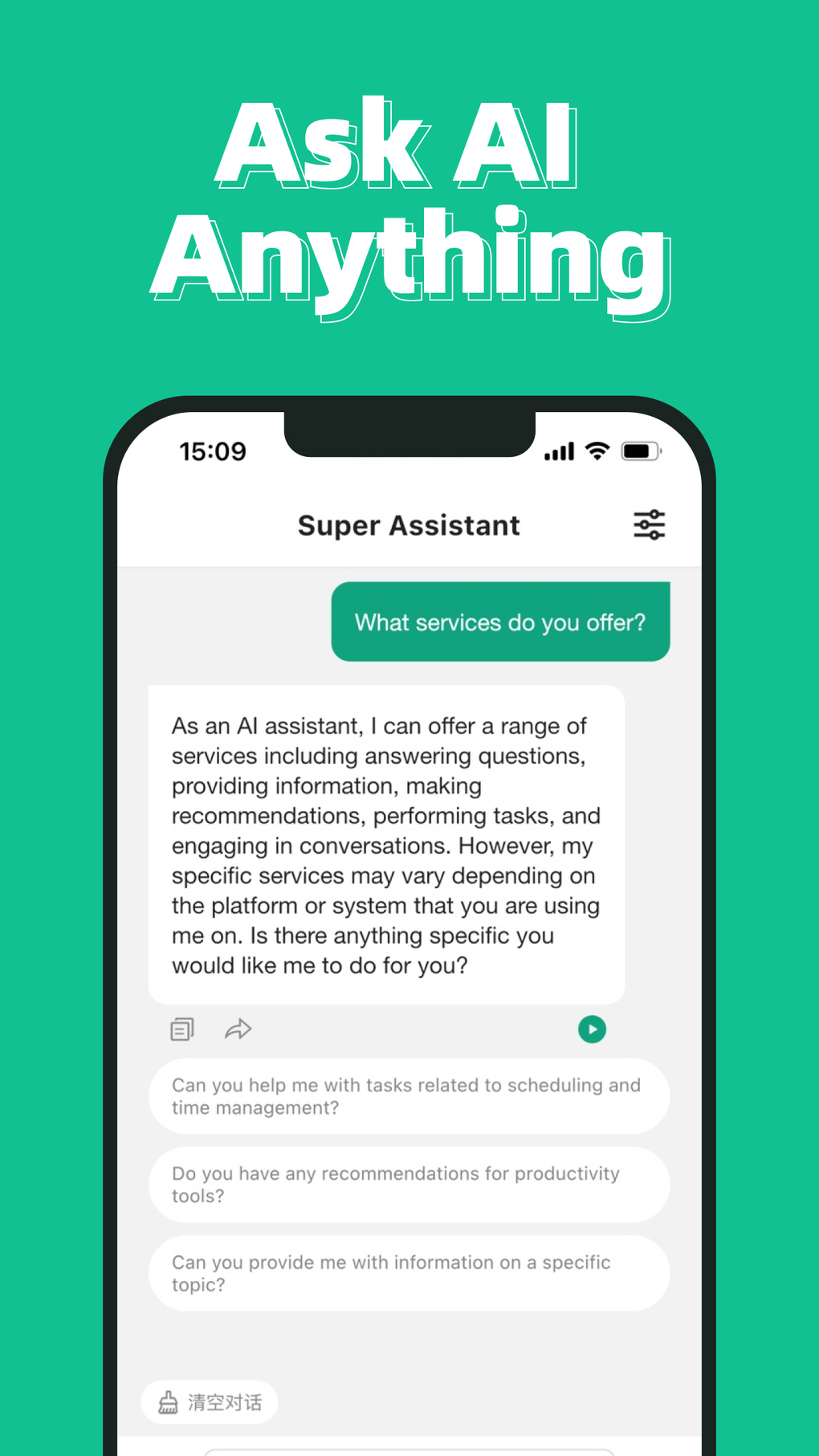 SuperAI - Smart Chat Bot para iPhone - Descargar