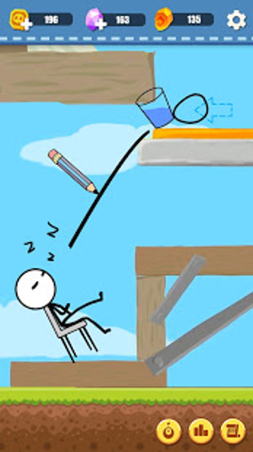 Tricky Ball : Draw line tricky game APK para Android - Descargar