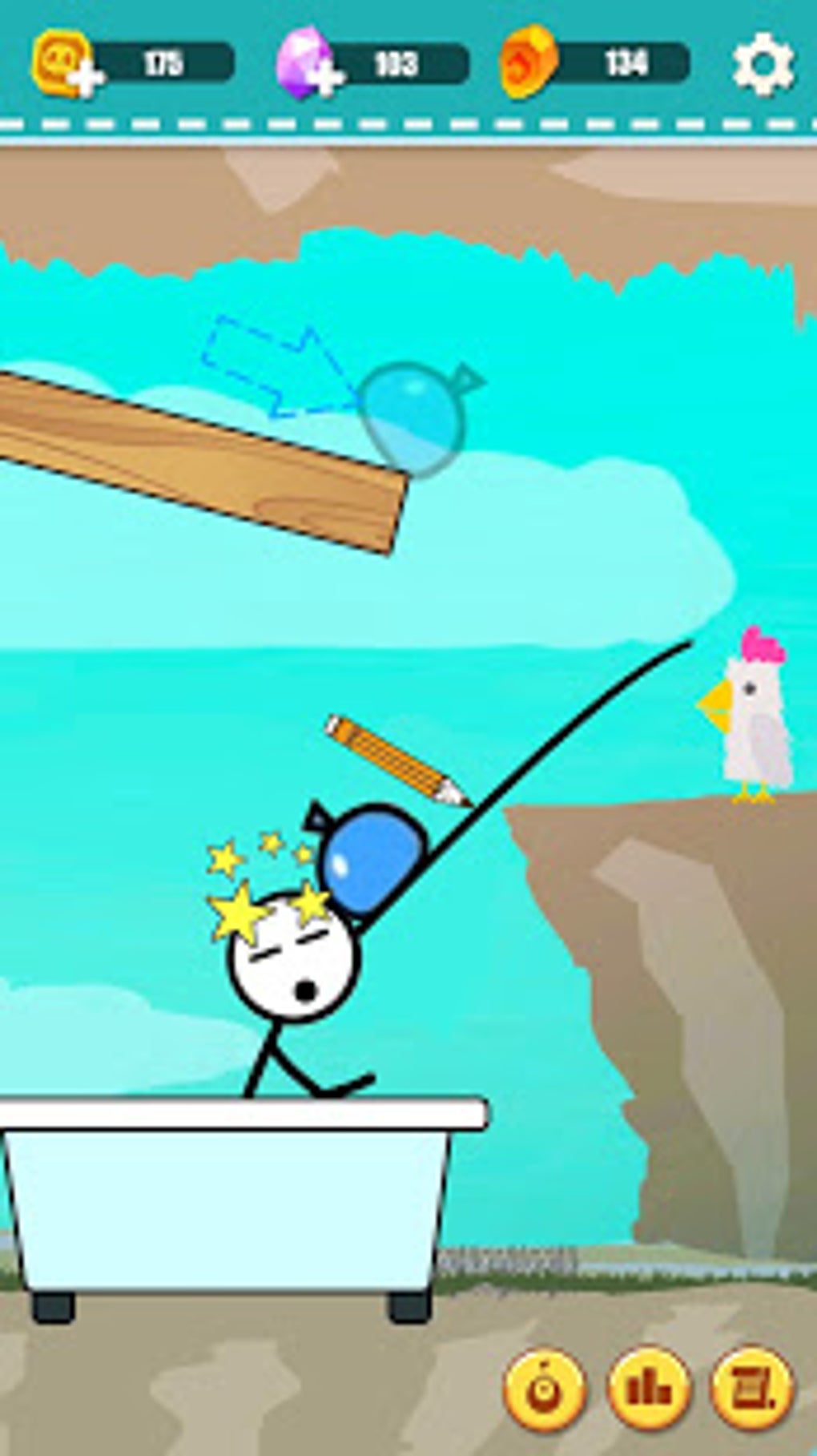 Tricky Ball : Draw line tricky game APK para Android - Descargar