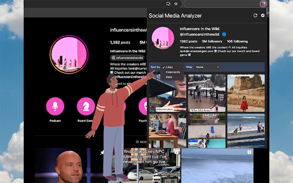 Social Media Analyzer Google Chrome 용 - 확장 프로그램 다운로드