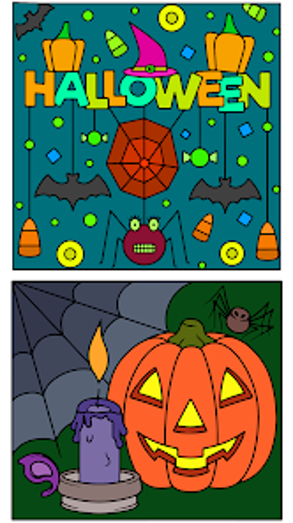 Halloween Color By Number Book For Android Download Halloween Color By Number Book For Android Download