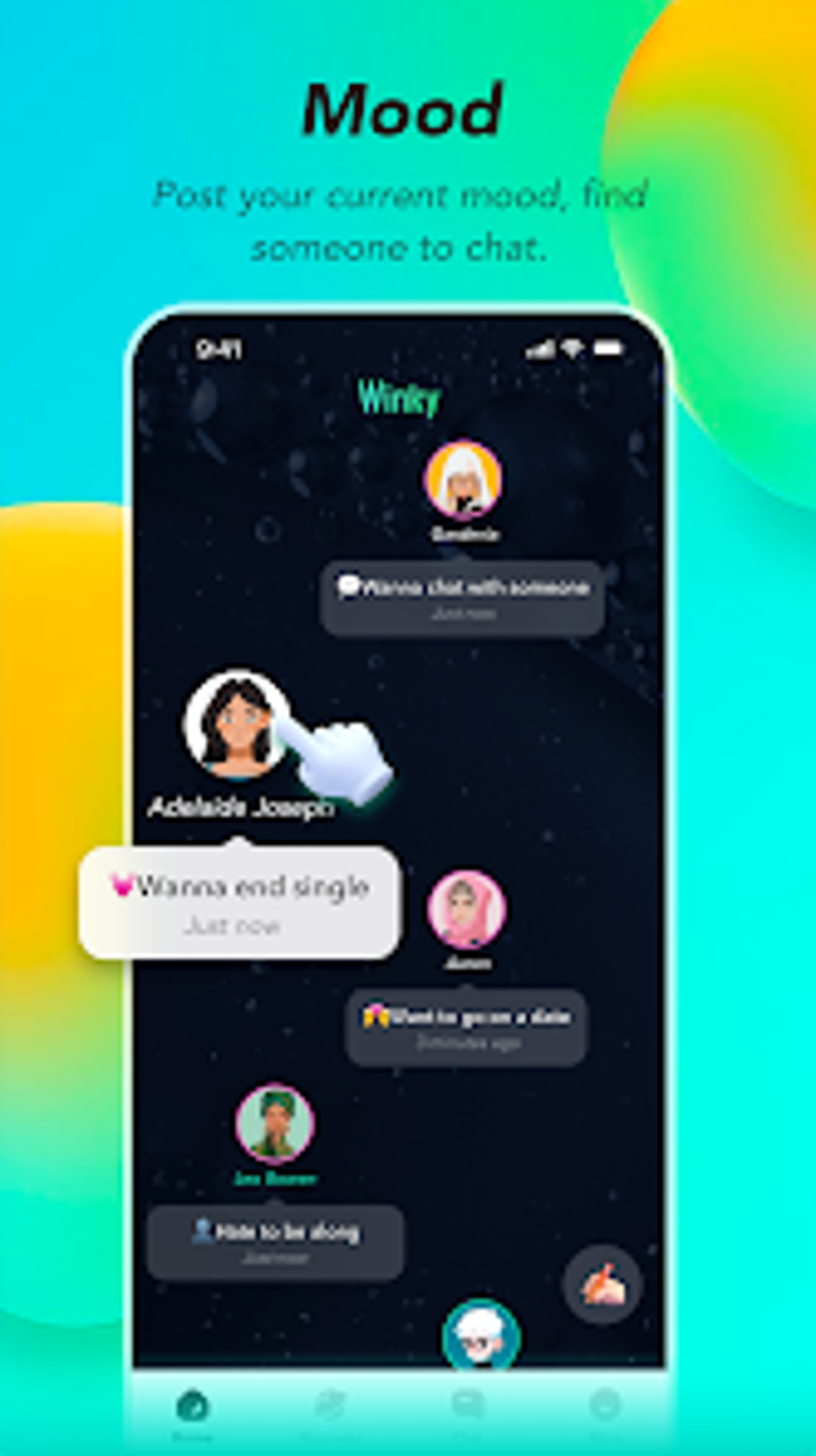 Winky-ChatMeet friends for Android - Download