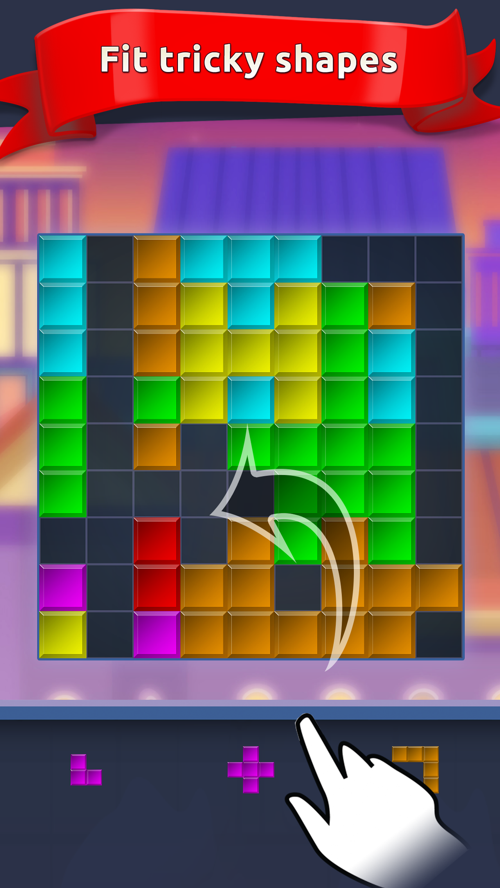 Blox Shock - 1010 block puzzle for iPhone - Download