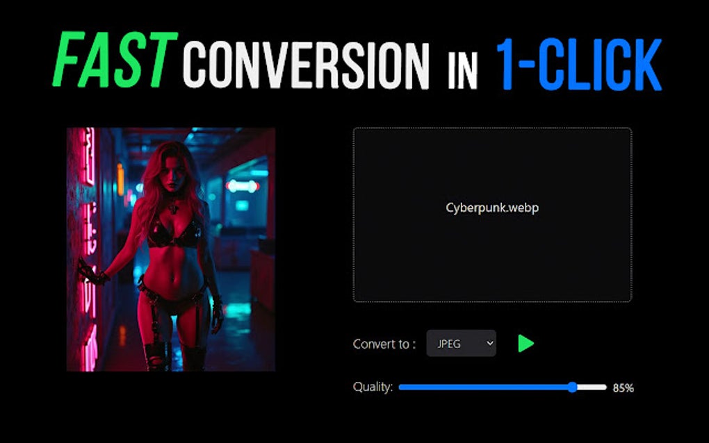 WebP to JPG สำหรับ Google Chrome - ส่วนขยาย ดาวน์โหลด