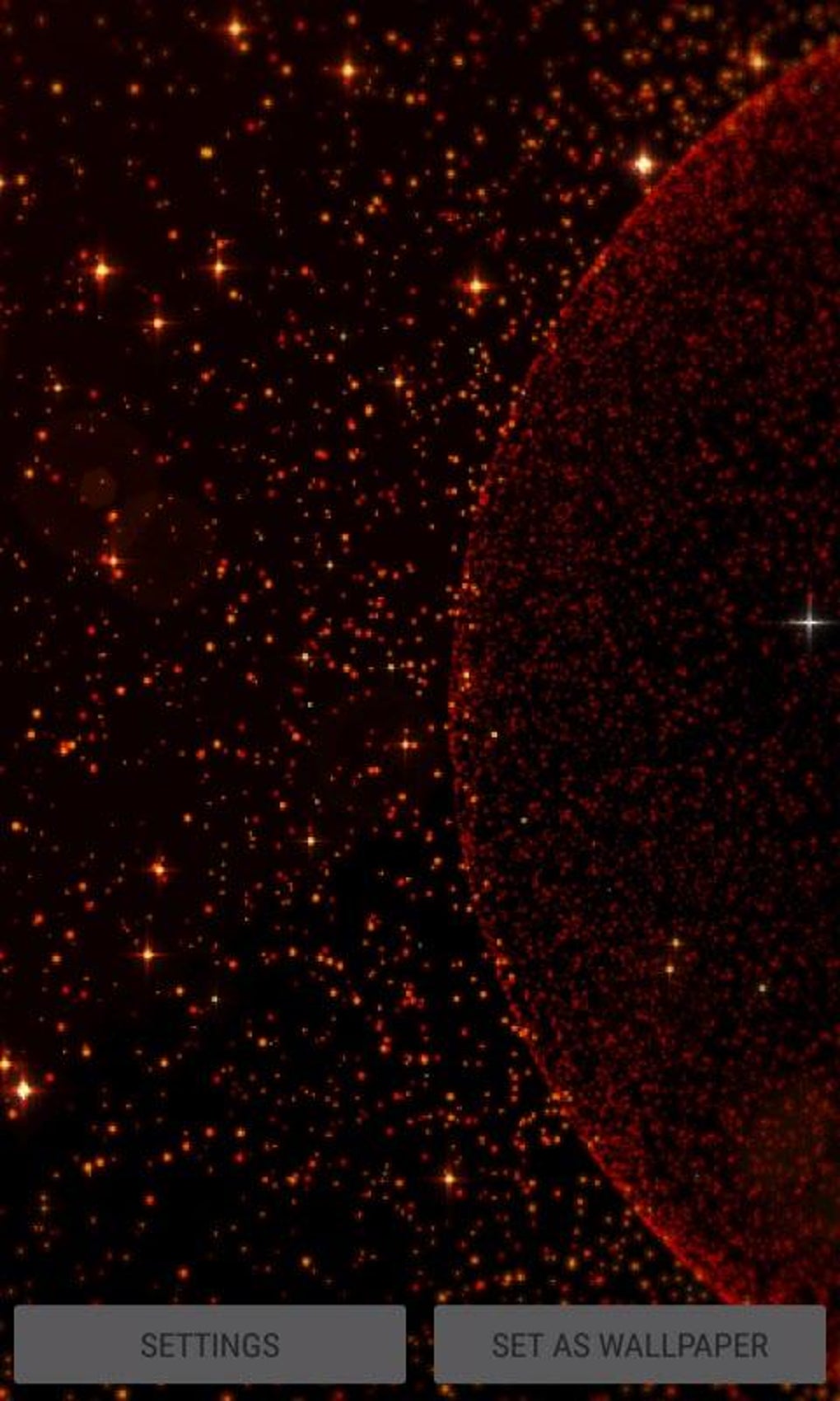 Red Galaxy Live Wallpaper APK para Android - Descargar