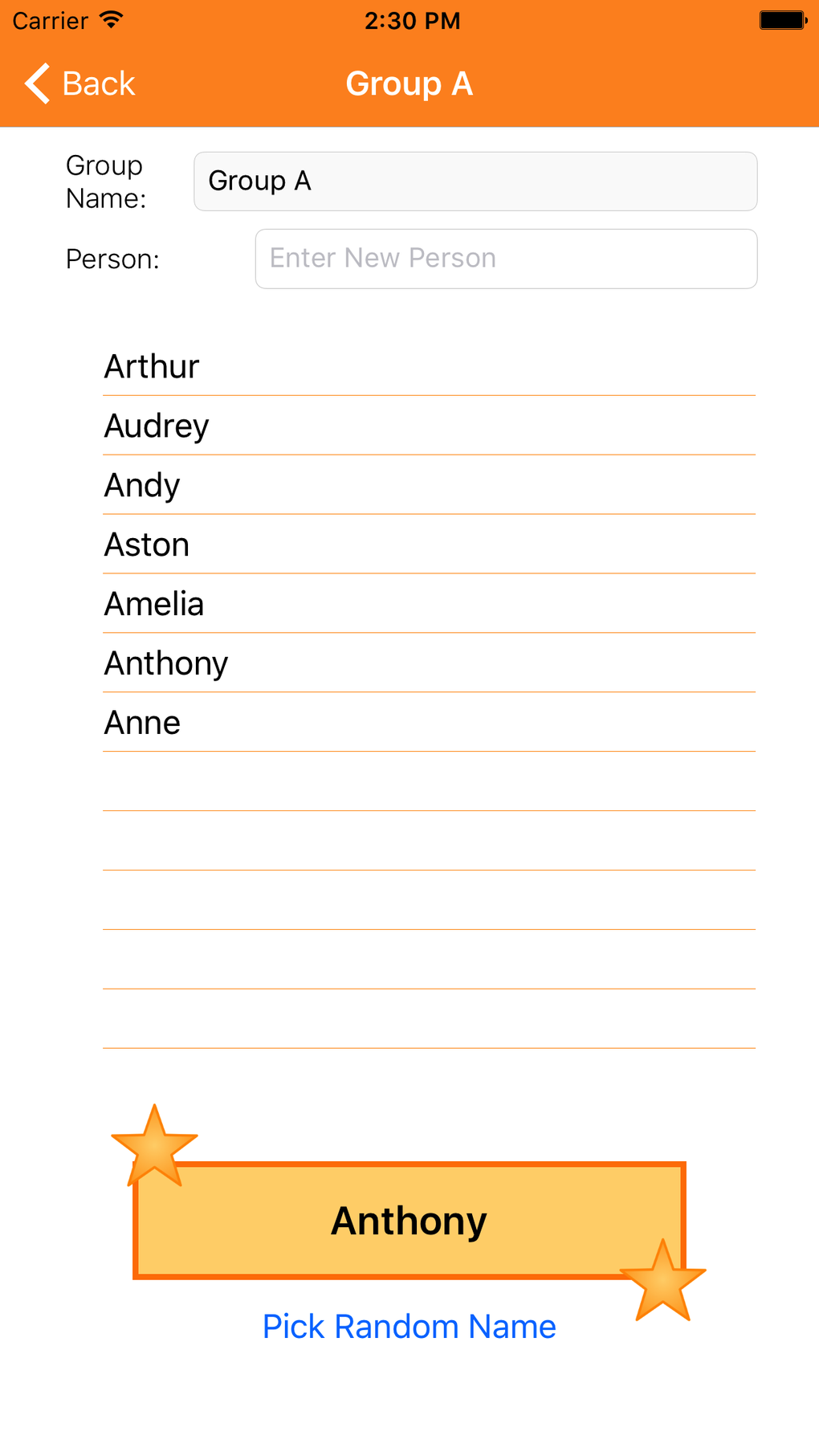 Random Name Picker for iPhone - Download