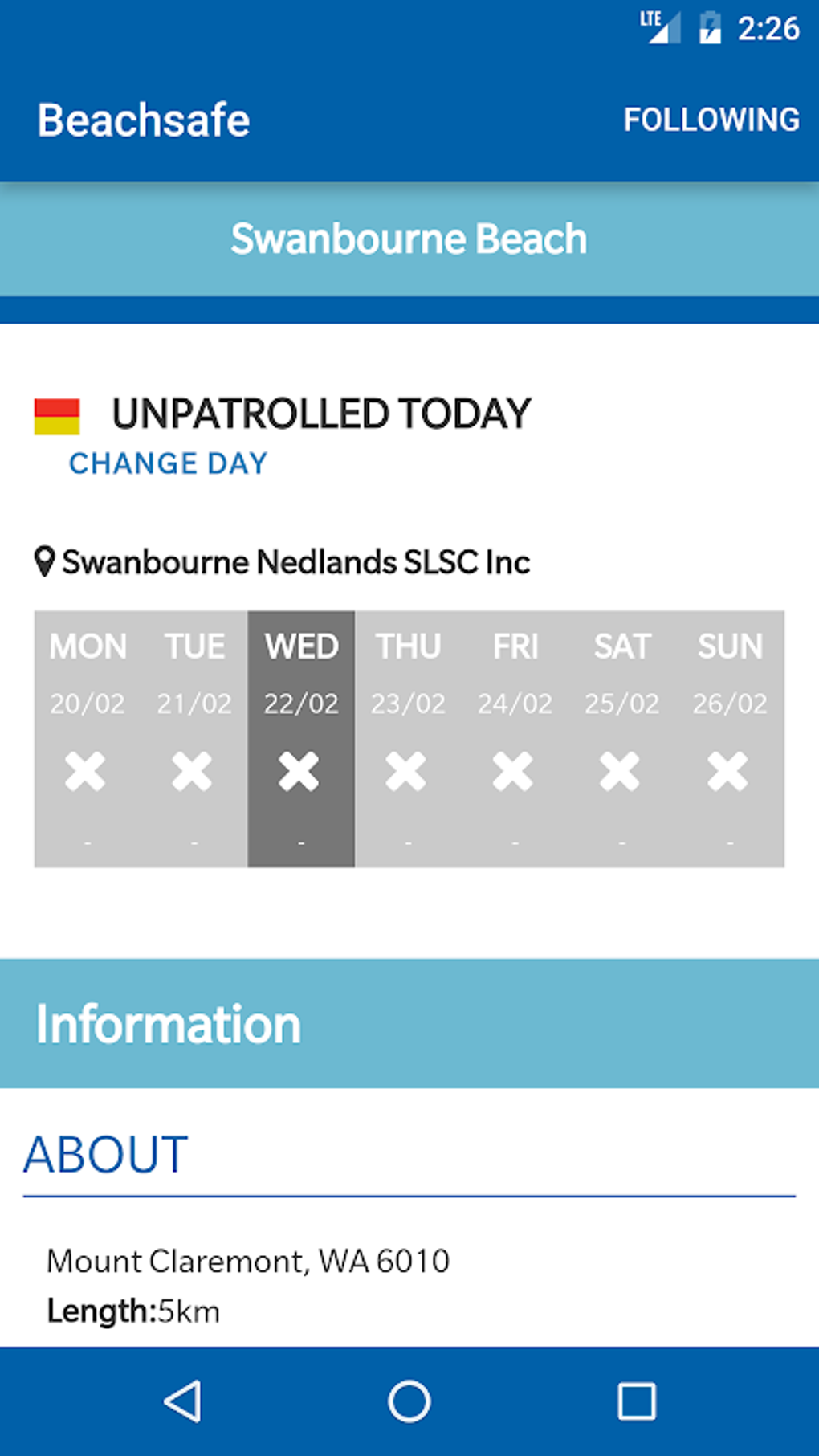 Beachsafe per Android - Download