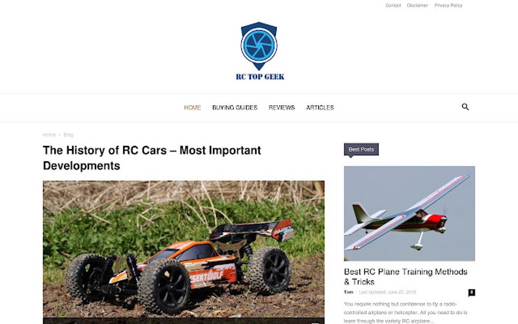 RC Top Geek สำหรับ Google Chrome - ส่วนขยาย ดาวน์โหลด