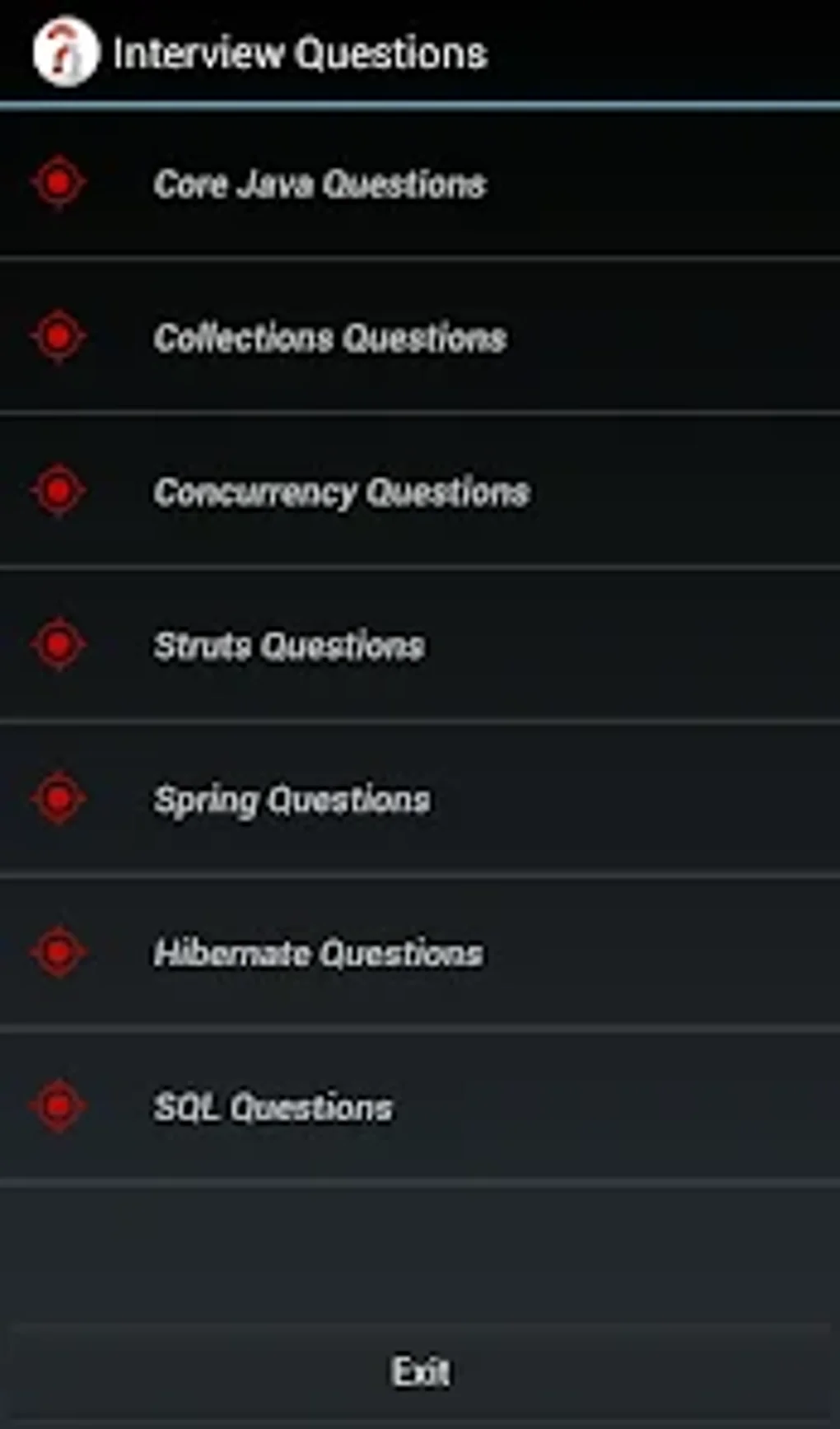 JavaSpringJ2EE Questionnaire for Android - Download