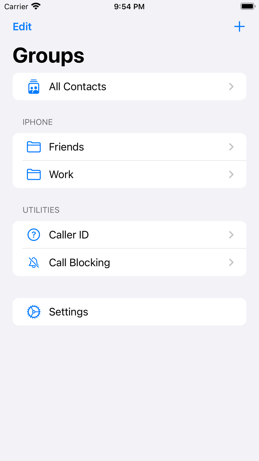 Contacts Plus para iPhone - Descargar