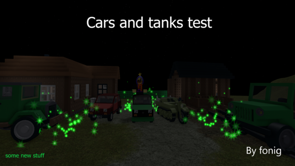 Cars and Tanks test for ROBLOX - Game Download