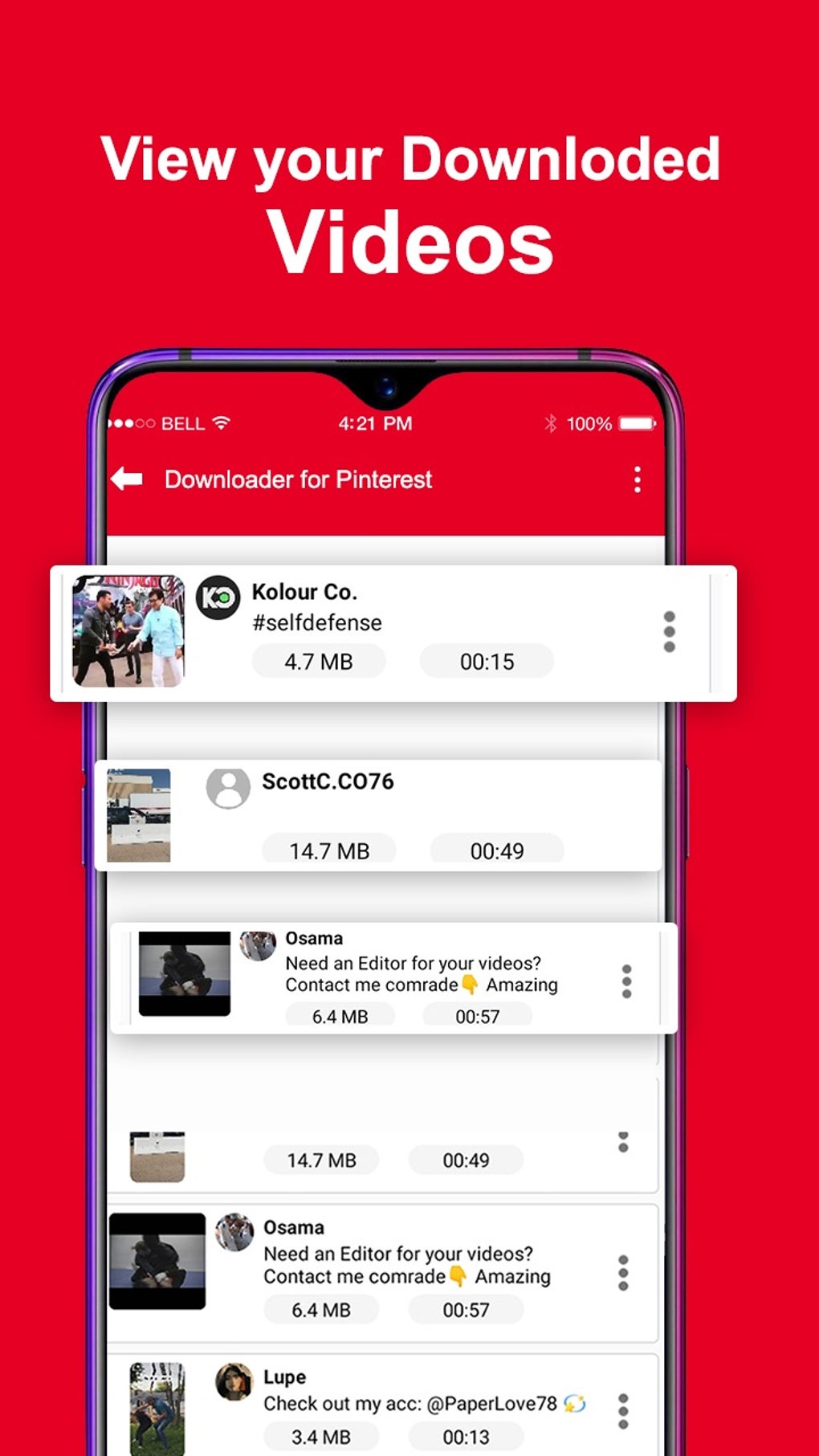 Video downloader for Pinterest-Save pins for Android - Download