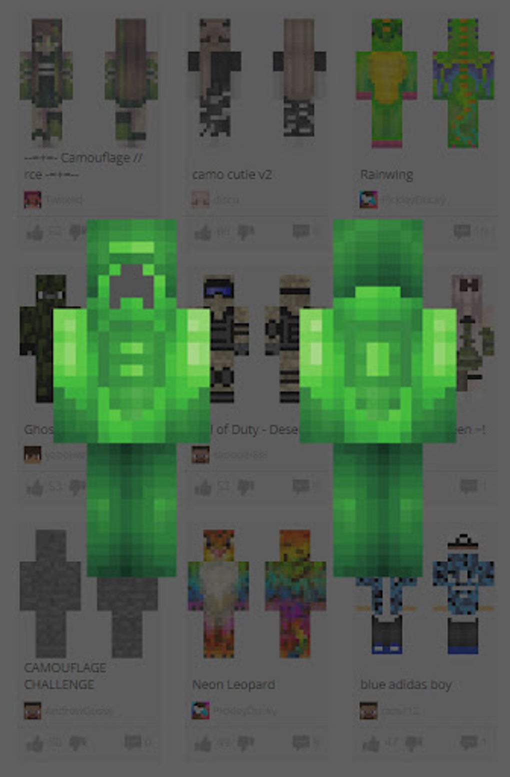 Camouflage Skins For Minecraft para Android - Download