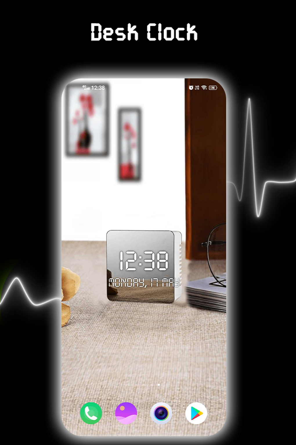 Digital Clock Live Wallpaper for Android - Download