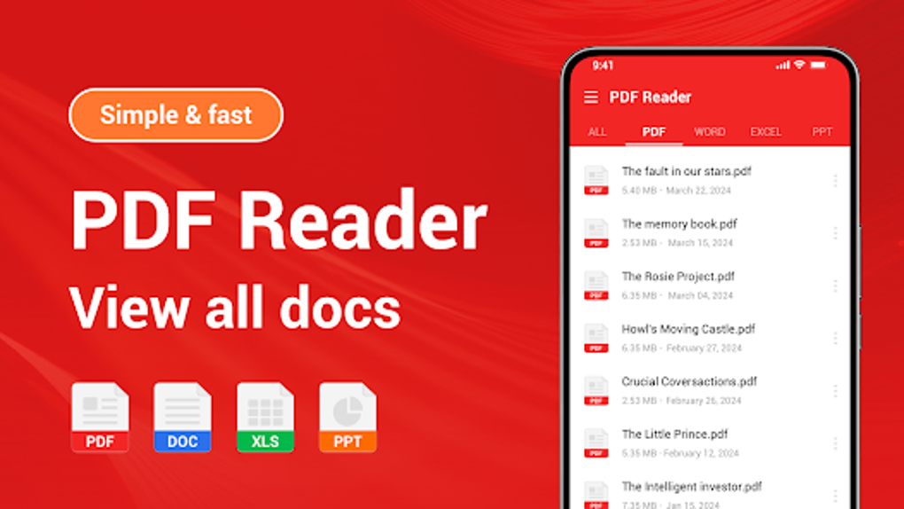 Android 용 PDF Reader - Read All Document - 다운로드
