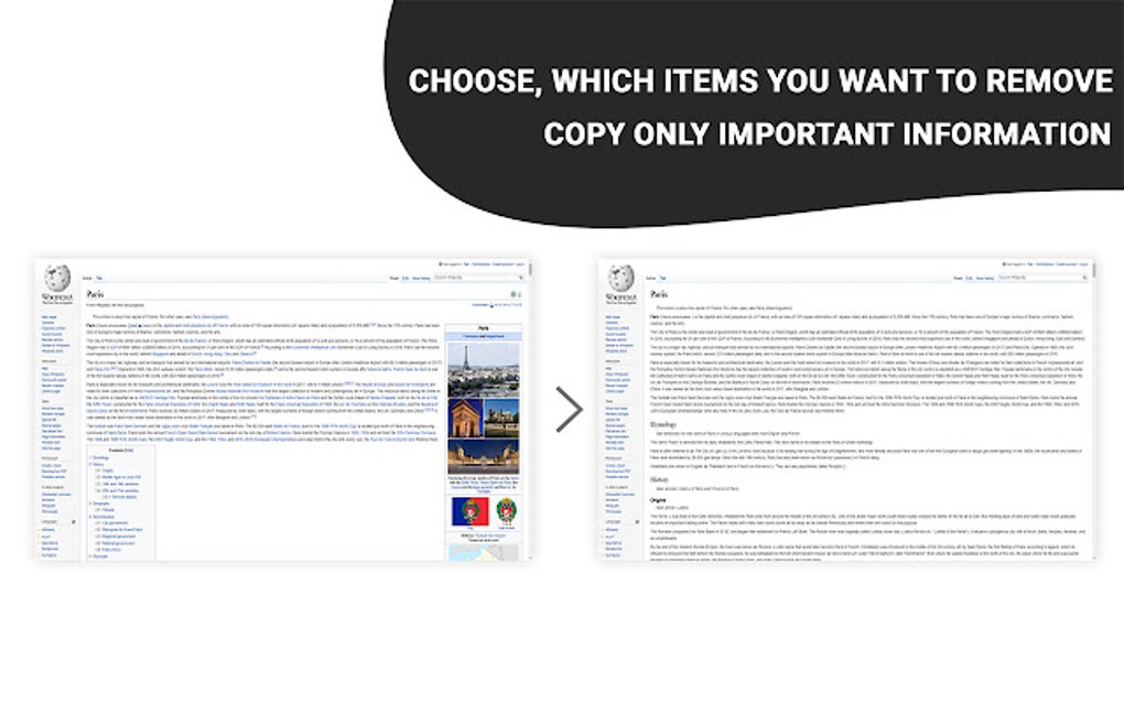 Wikipedia Copy para Google Chrome - Extensión Descargar