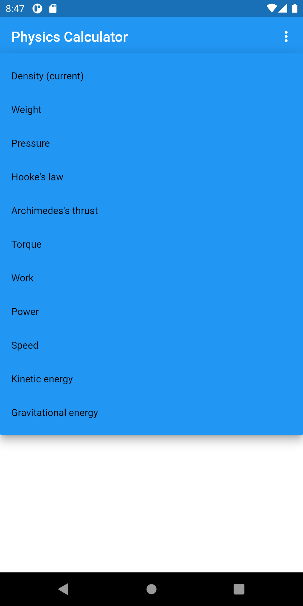 Physics Calculator para Android - Descargar