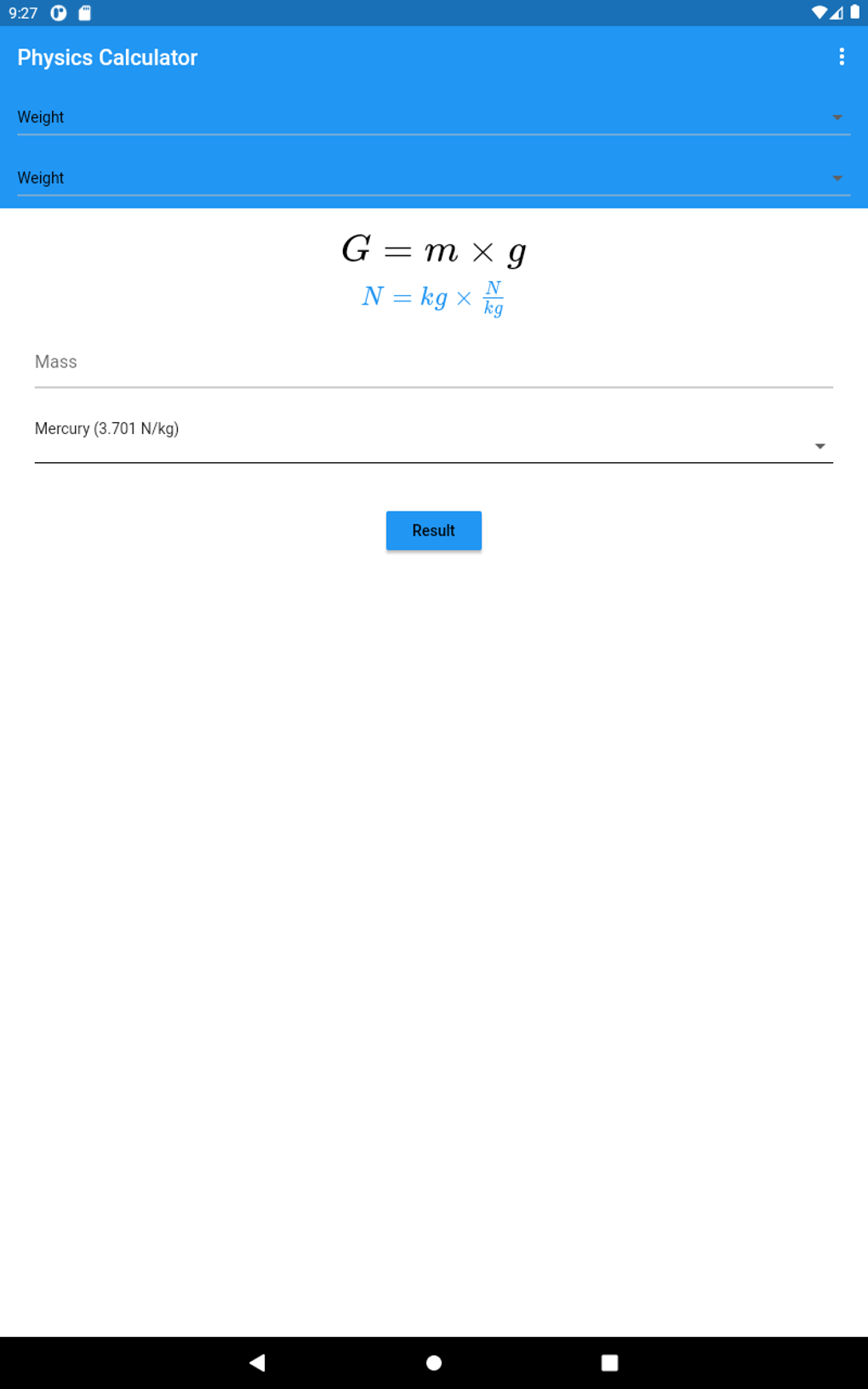 Physics Calculator para Android - Descargar
