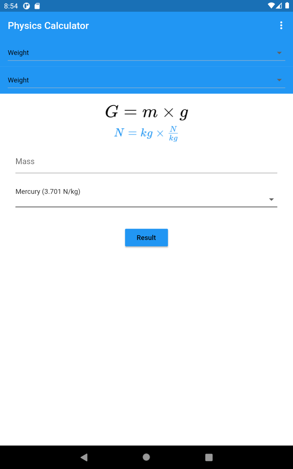 Physics Calculator para Android - Descargar