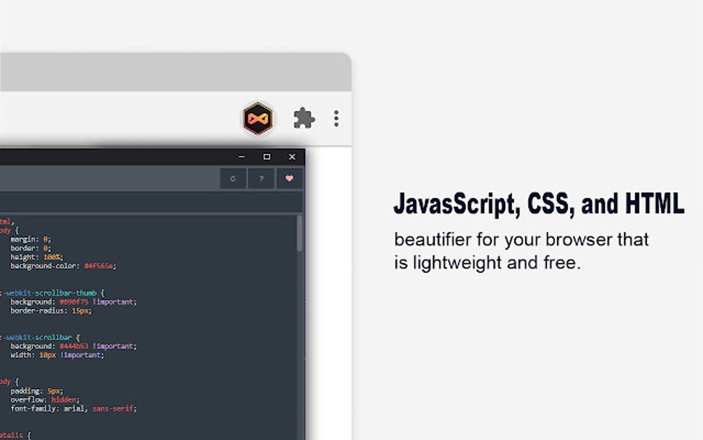 Source Code Formatter & Beautifier for Google Chrome - Extension Download Source Code Formatter & Beautifier for Google Chrome - Extension Download