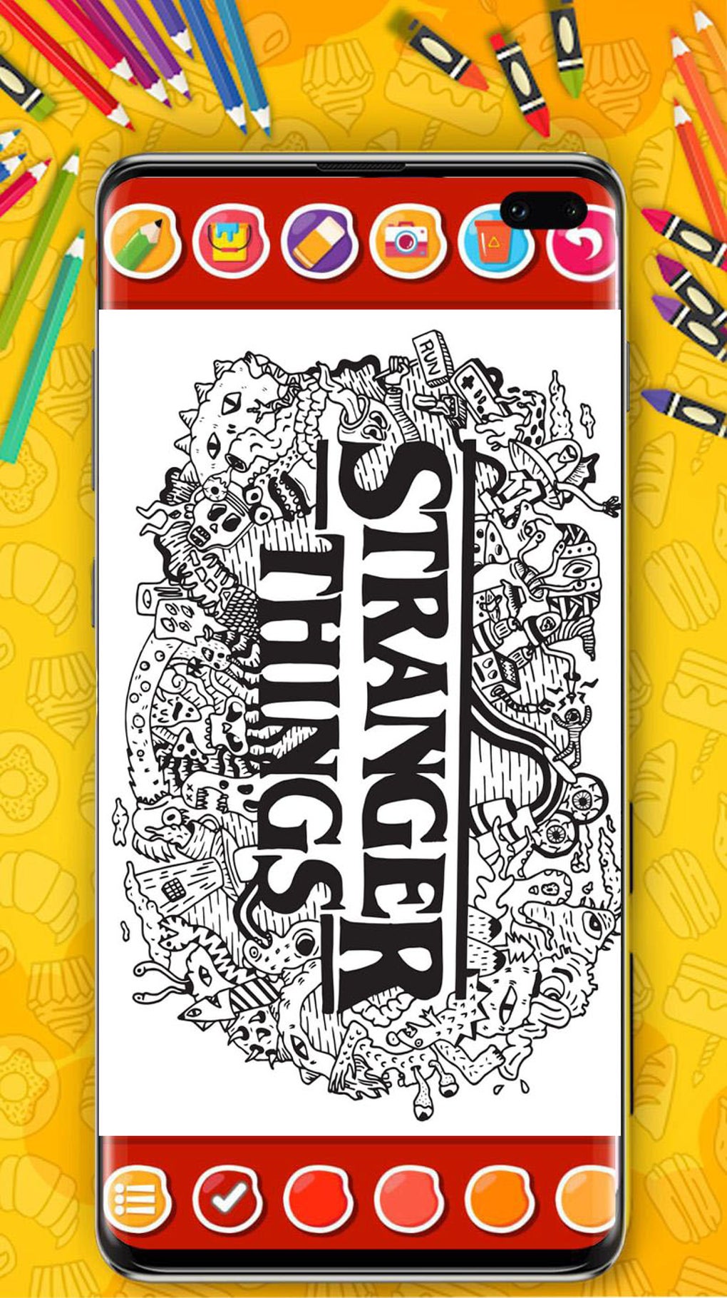 Android 용 Stranger Things Coloring Book - 다운로드